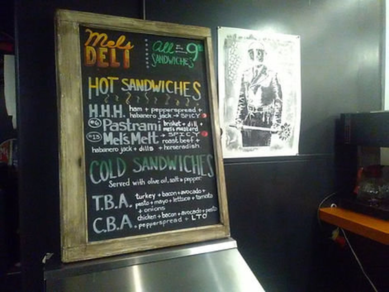 Hand-lettered Chalkboard Menus (hardware Included) / Made-to-order ...