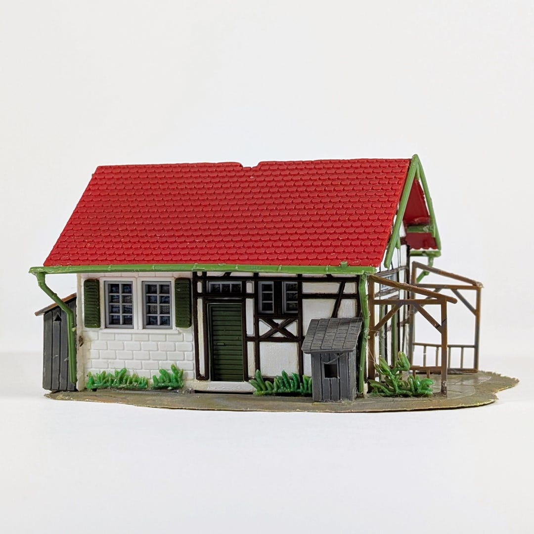 Faller HO 1:87 Scale Half-timbered House Chalet Cottage Model Railway Building - Etsy