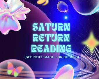 Saturn Return Reading Astrology Reading, Natal Chart, Birth Chart - Etsy