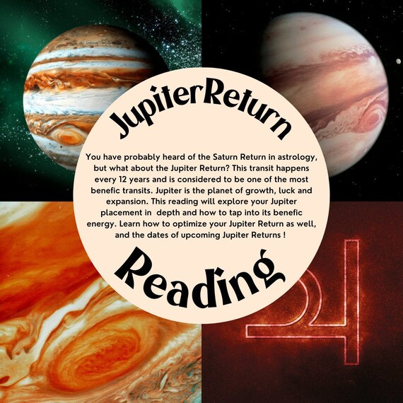 Jupiter Return Astrology Reading Jupiter Return Astrology | Etsy