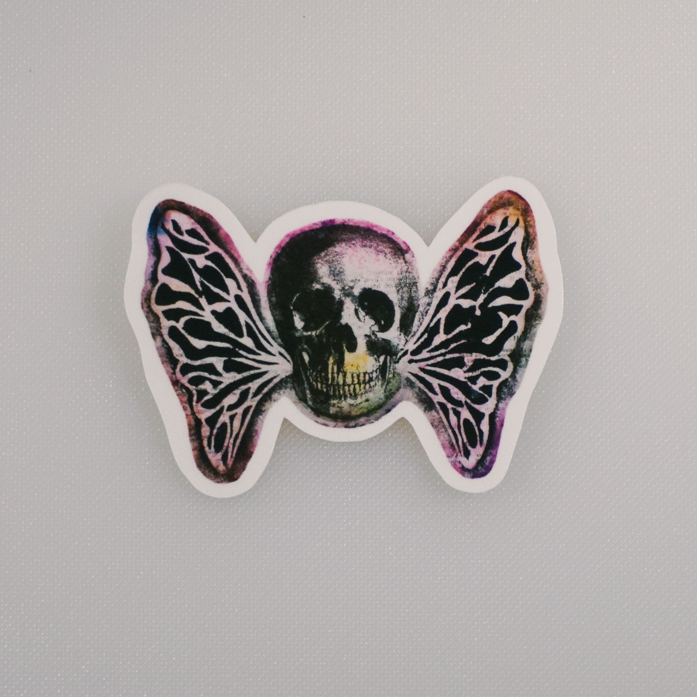 Butterfly Sticker, Skull Sticker, Skeleton Sticker, Halloween Sticker ...
