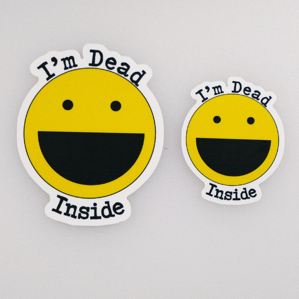 I'm Dead Inside Sticker Meme Sticker Funny Sticker | Etsy