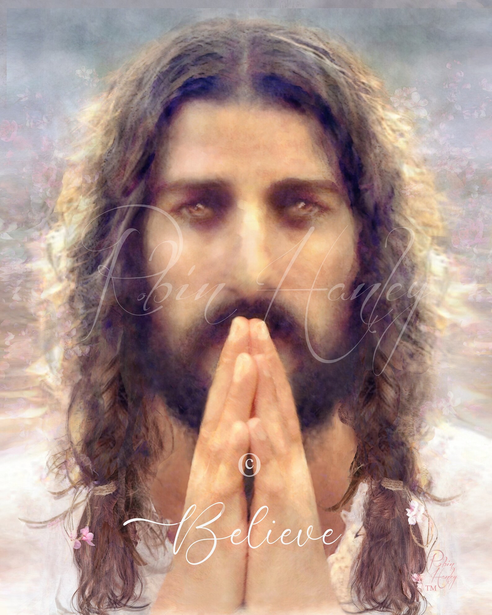 Prince of Peace, YESHUA, Jesus, Face of Jesus, Fine Art, NEMASTE ...