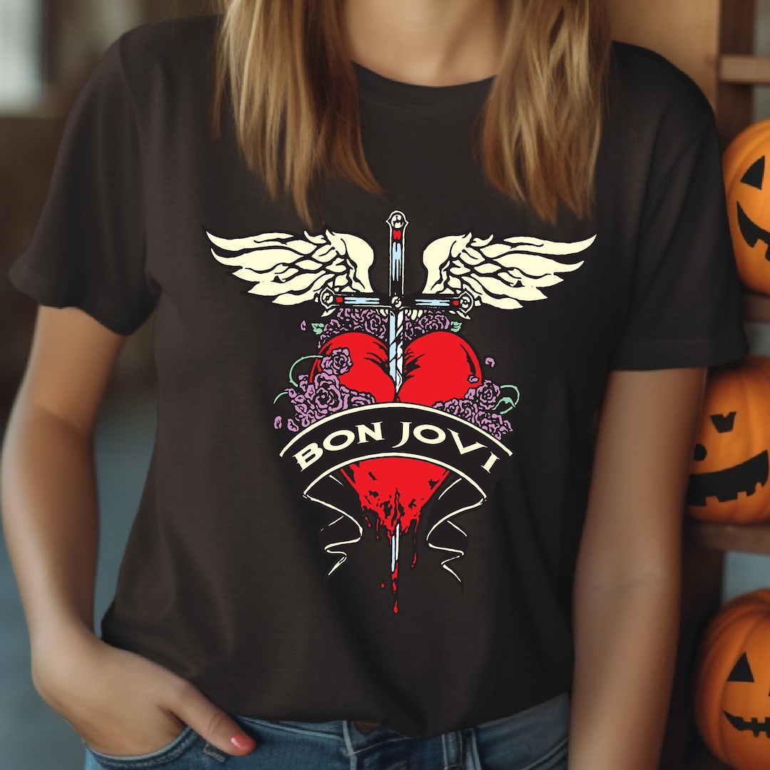 BON JOVI Rock Bands Designs Png |classic Rock Band Design | Rock ...
