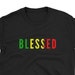 Rasta Blessed T-shirt – Jamaican Flag, Good Vibes - Etsy