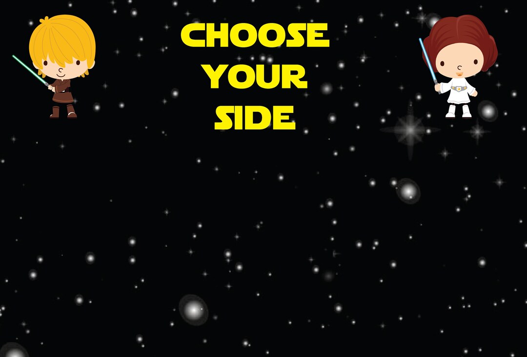 Gender Reveal - "choose Your Side" Poster - Etsy