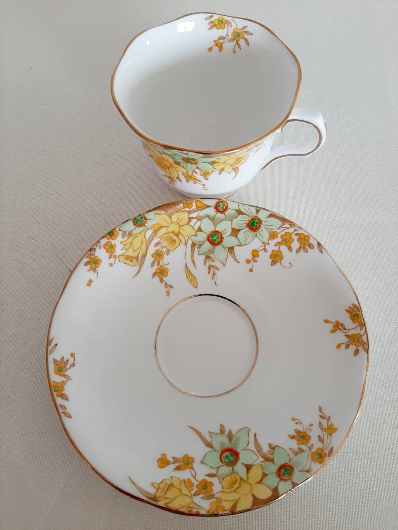 Melba Bone China Coffee Cup and Saucer Set Made in England - Etsy