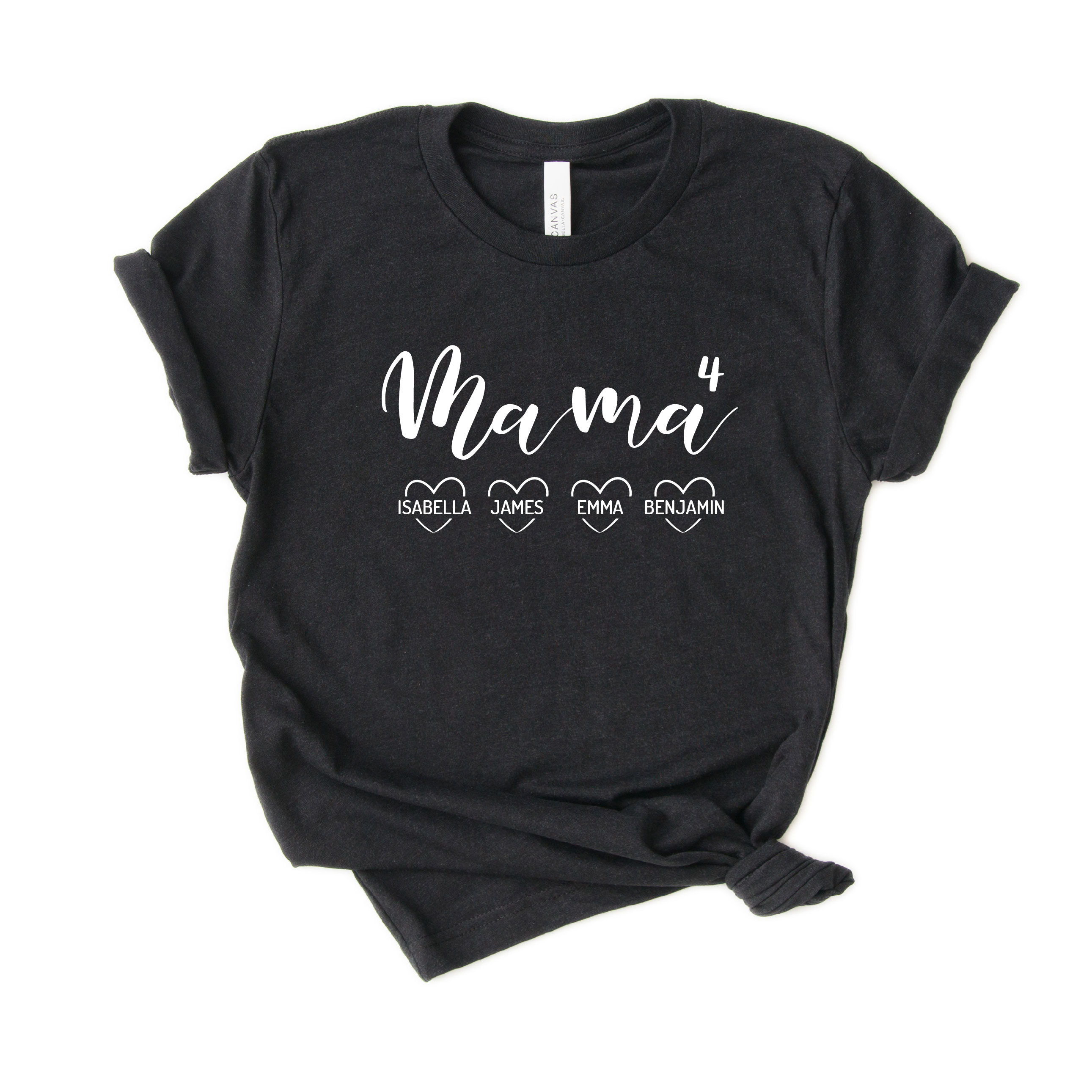 Personalized Mama of 4 Shirt Mama of Four Shirt Mom of 4 | Etsy