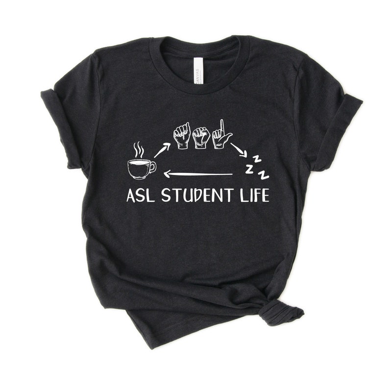 Unisex Funny ASL Student Shirt American Sign Language - Etsy