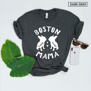 Unisex Personalized Boston Terrier Mom Shirt Custom Boston Mama Shirt ...