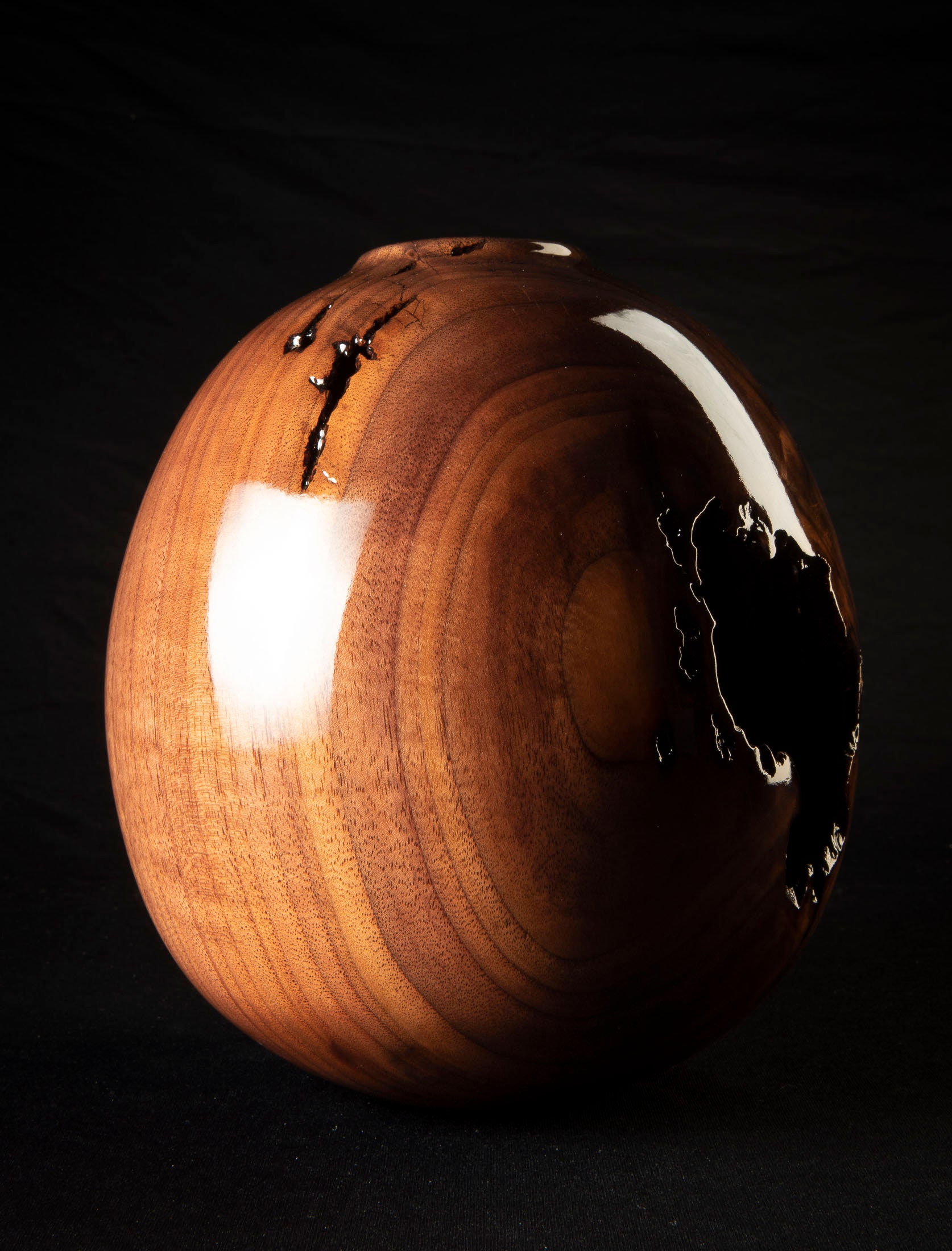 Walnut Hollow Form With Natural Voids and Inclusions - Etsy