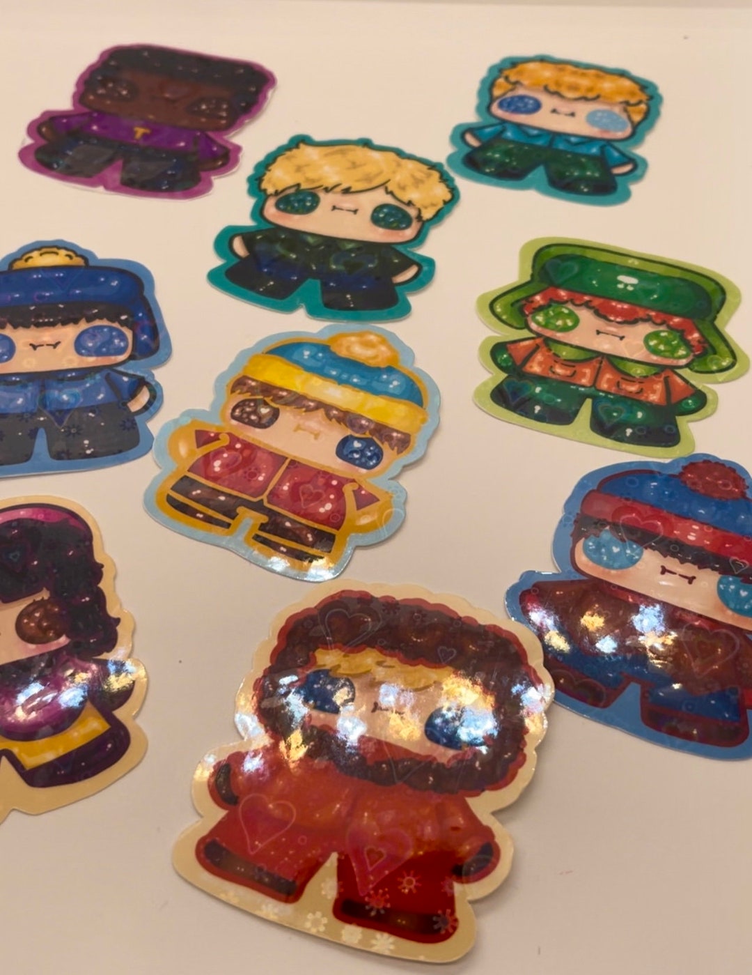South Park Character Stickers // Stan, Kyle, Kenny, Cartman, Butters ...