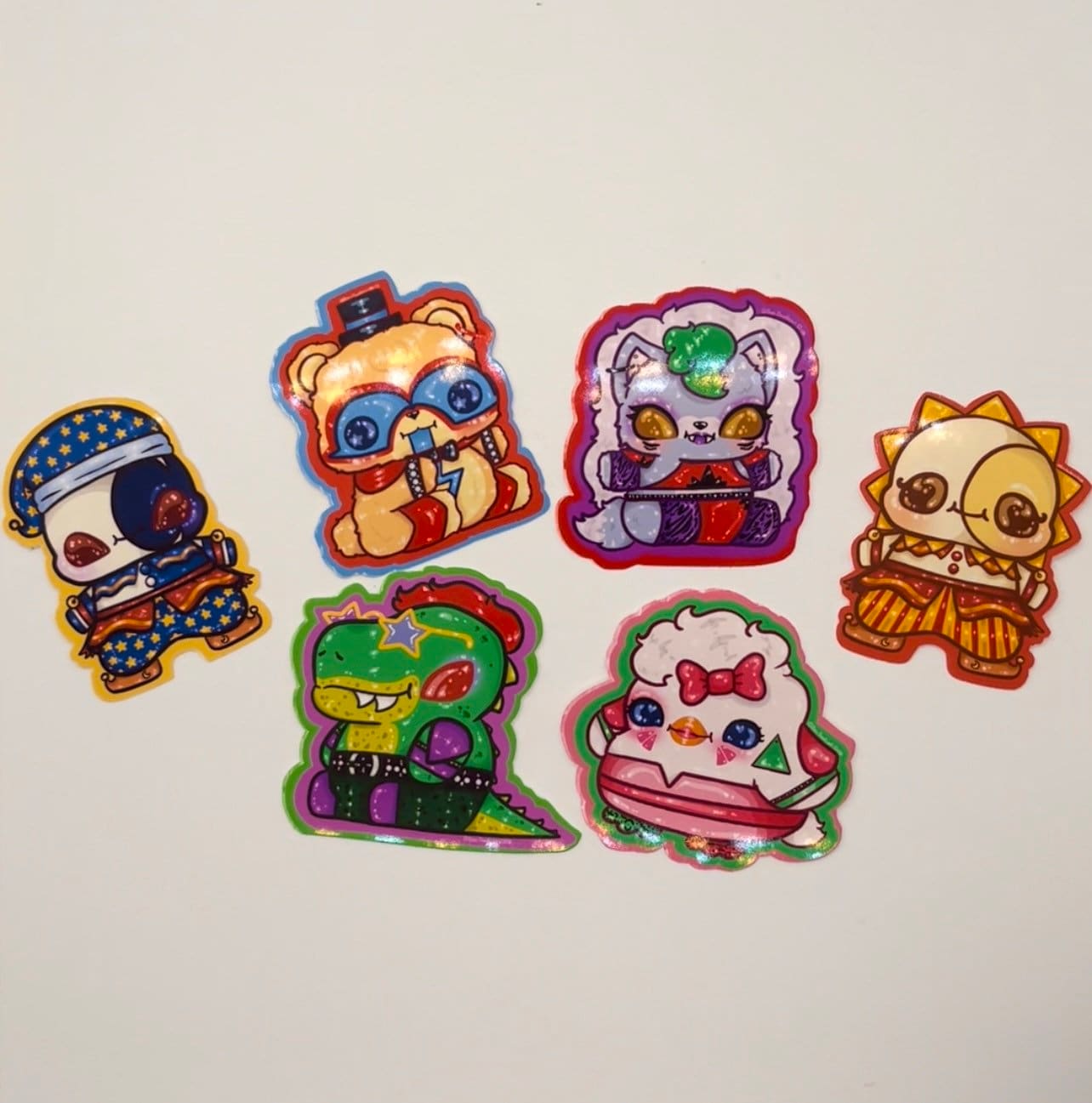 FNAF Security Breach Plushie Stickers // Kawaii Five Nights - Etsy UK