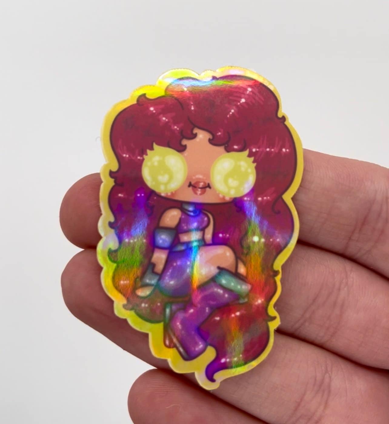 Raven and Starfire Best Friends Sticker Set! // Kawaii, Aesthetic ...