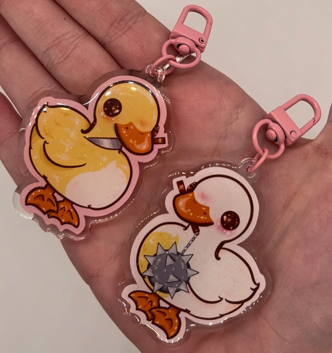 Partners in Crime Duck Keychains // Best Friend, Matching, Kawaii - Etsy