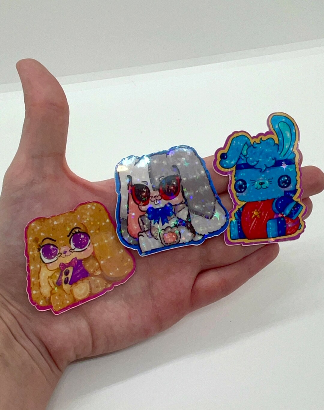 FNAF Security Breach Plush Stickers! Bunny Addition! // Five Nights at ...