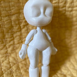 Chibi Ball Jointed Doll Base // Beginner Friendly BJD - Etsy