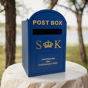 PERSONALISED Wedding Postbox Mdf Wedding Card Post Box - Etsy UK