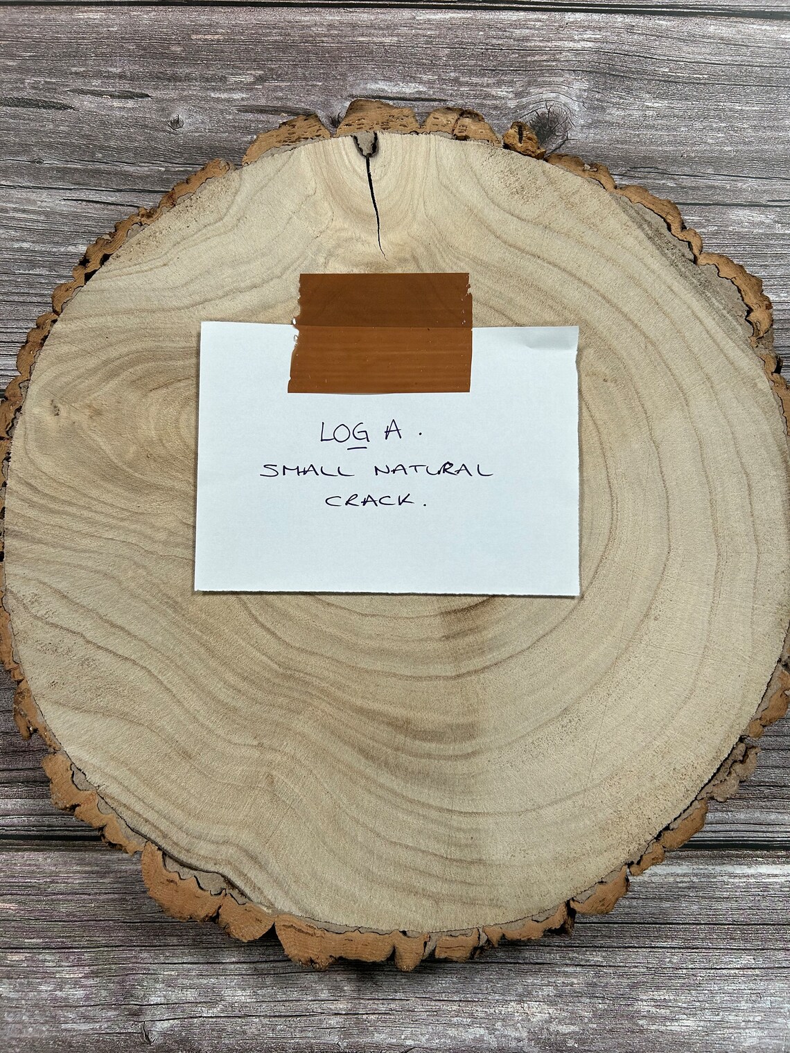 Personalised Log Slice Cake Stand Wedding Birthday - Etsy UK