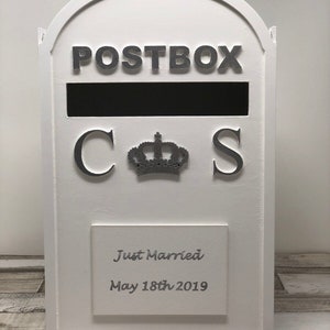 PERSONALISED Wedding Postbox Mdf Wedding Card Post Box - Etsy UK