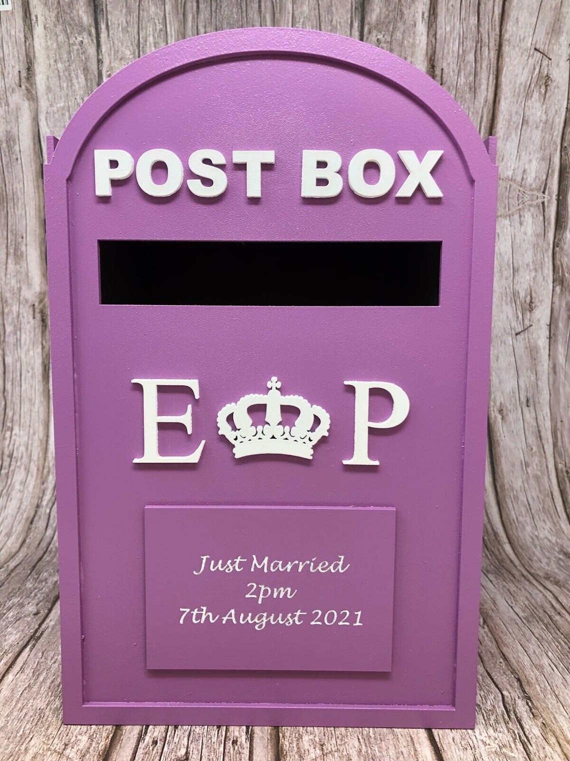 PERSONALISED Wedding Postbox Mdf Wedding Card Post Box - Etsy UK
