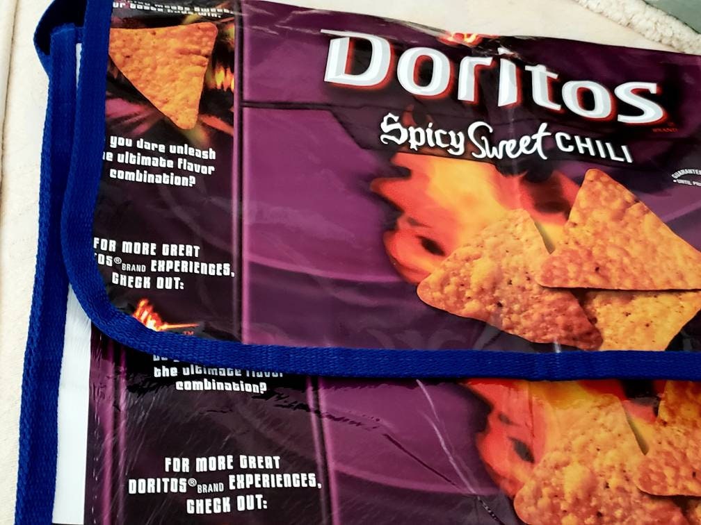 Vintage DORITOS Tote Shoulder Bag X LARGE Messenger Bag Flap Cover ...