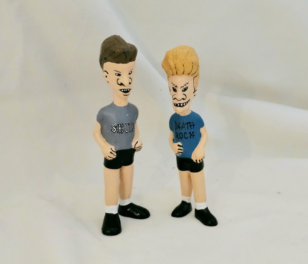 Rare VINTAGE Beavis and Butt-head MTV Action Figures 3" Tall 1993 ...