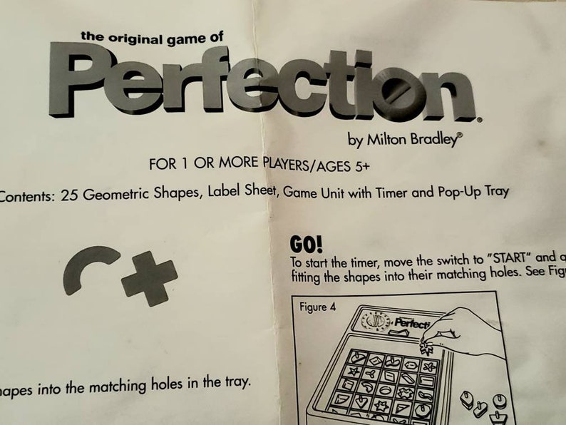 PERFECTION Game Vintage Perfection Game/no Batteries - Etsy