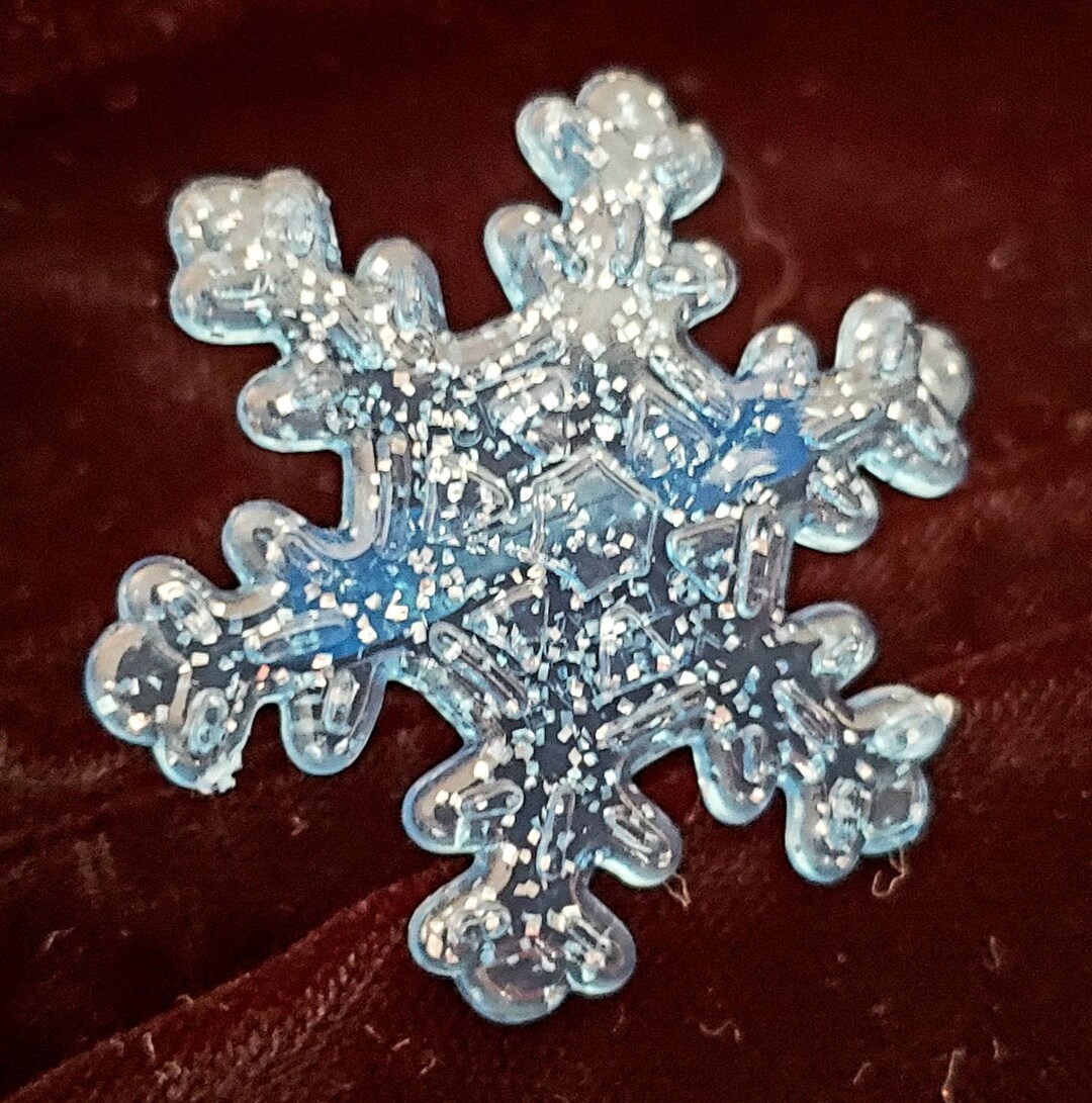 Set of 20 SNOWFLAKE Rings Cupcake Toppers Frozen Treat Favors Christmas ...