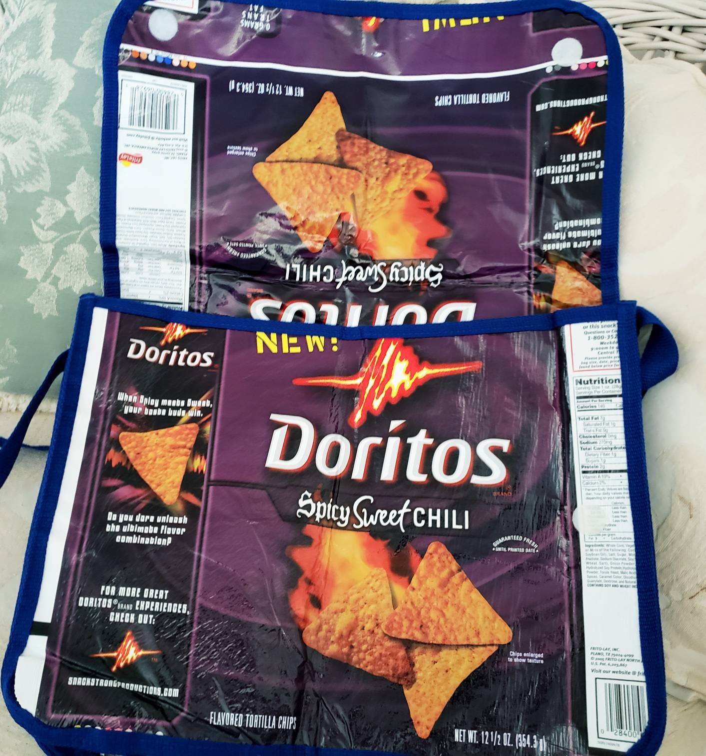 Vintage DORITOS Tote Shoulder Bag X LARGE Messenger Bag Flap - Etsy
