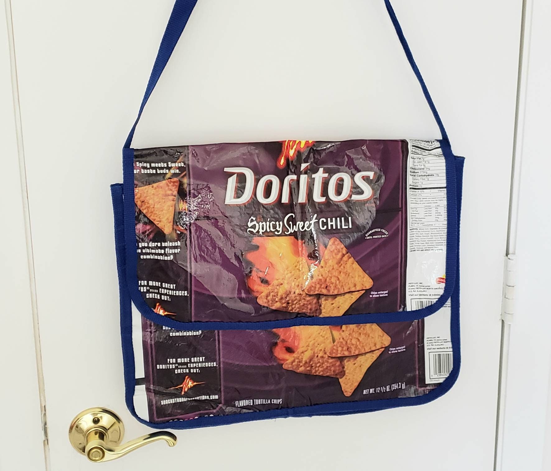 Vintage DORITOS Tote Shoulder Bag X LARGE Messenger Bag Flap Cover ...