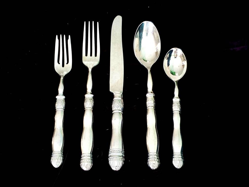 Heavy Stainless Steel Flatware - Etsy