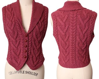 Dusty Rose Vest - Etsy