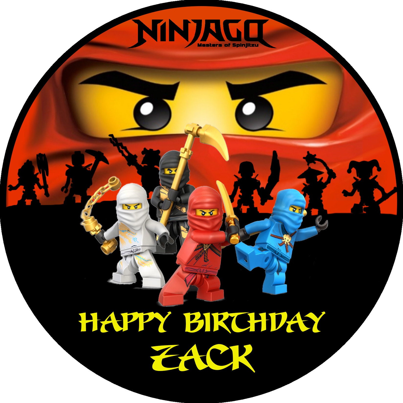 Lego Ninjago Cake Topper