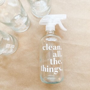 Clean. All. The. Things. Vinyl Decal - Etsy
