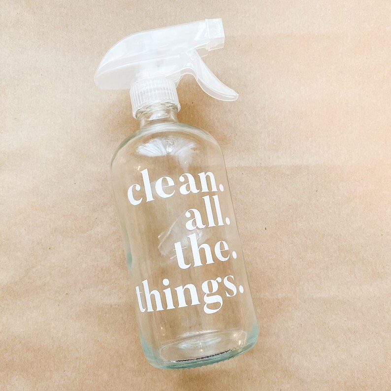 Clean. All. The. Things. Vinyl Decal | Etsy