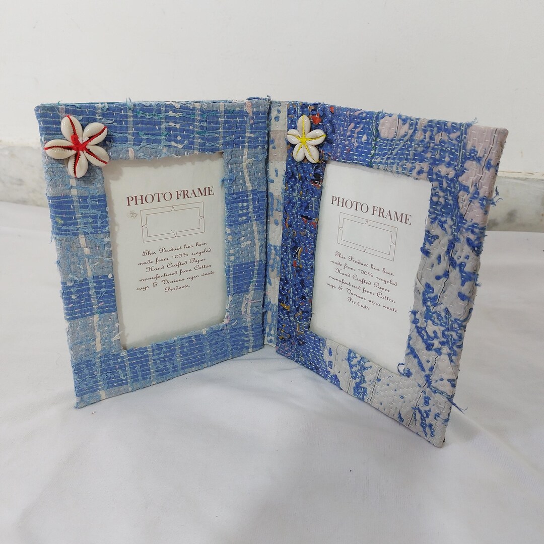 Vintage Kantha Handmade Picture Frames | Recycled Photo Frame ...