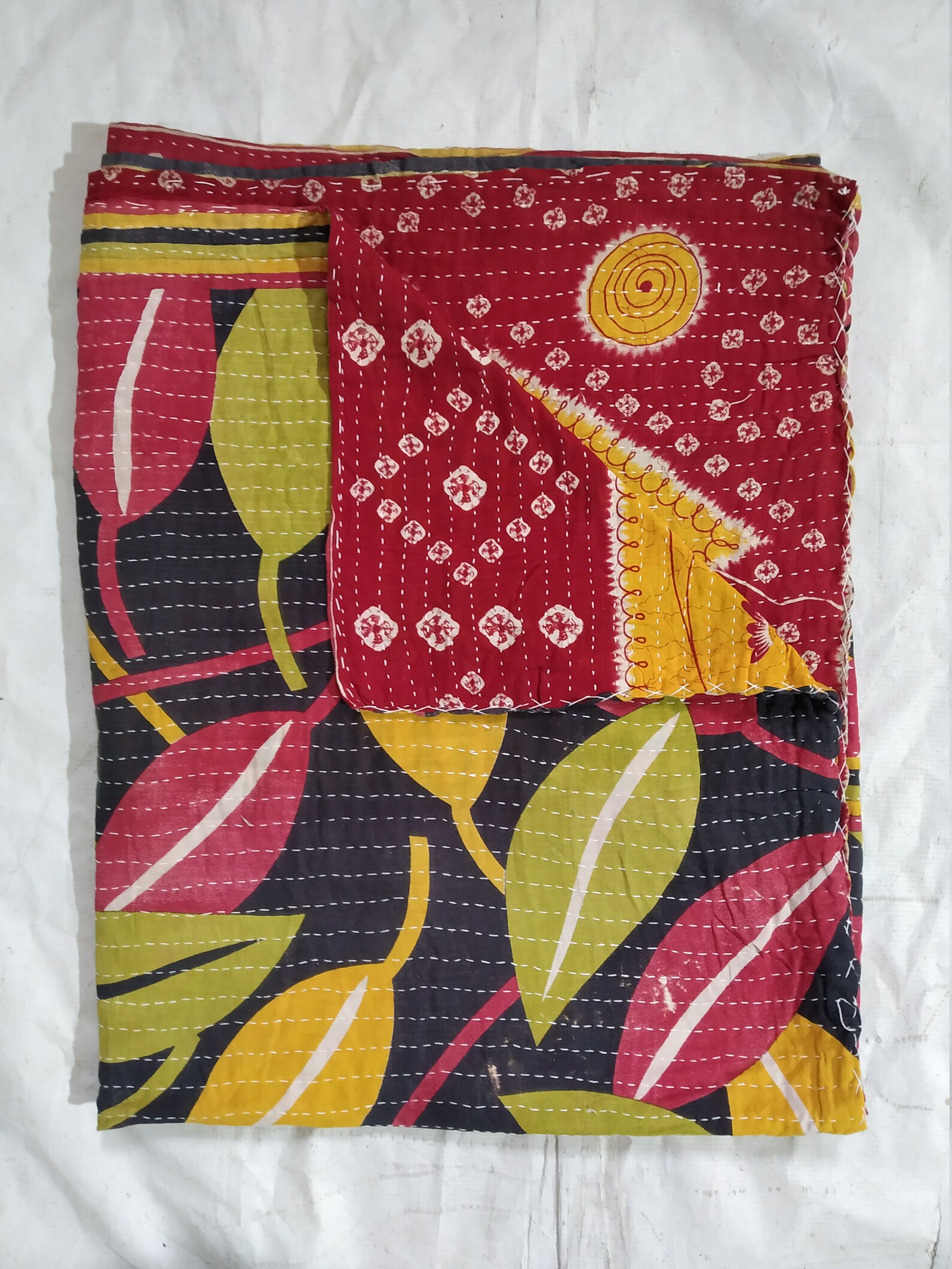 Wholesale Lot Indian Sari Quilt Kantha Throw Blanket Antique | Etsy
