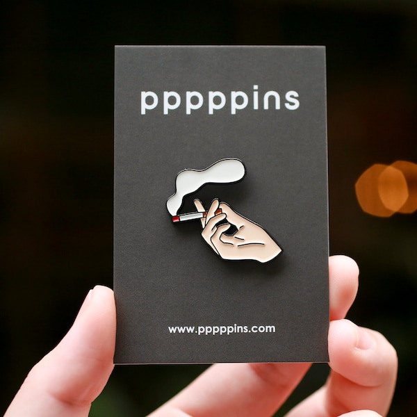 Cigarette Pin - Etsy