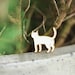 Little White Cat Enamel Pin - Etsy
