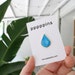 Water Drop Enamel Pin - Etsy