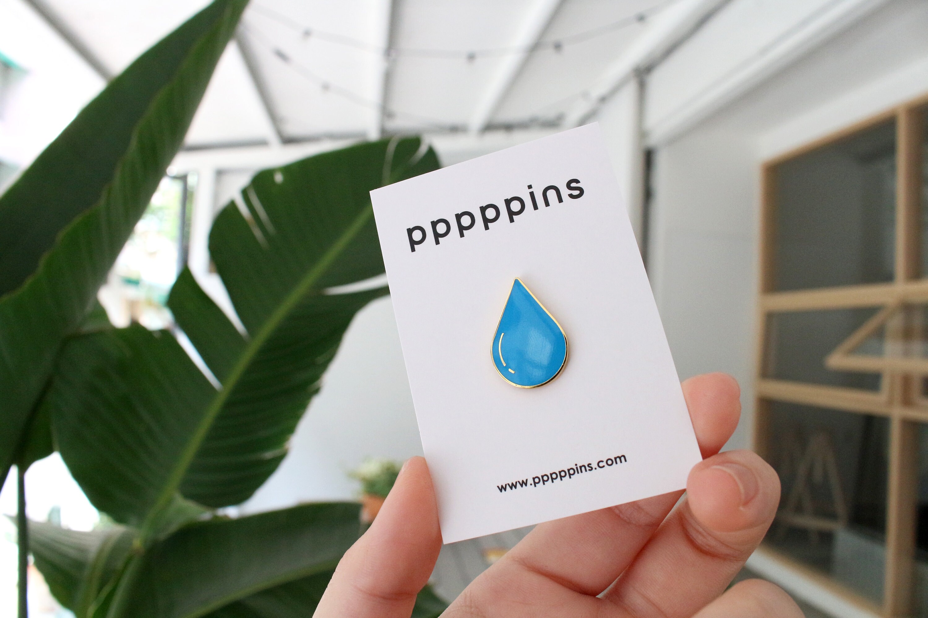 Water Drop Enamel Pin - Etsy