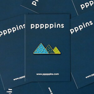 Mountain Enamel Pin - Etsy