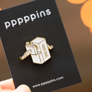 Good Idea (white) Enamel Pin - Etsy