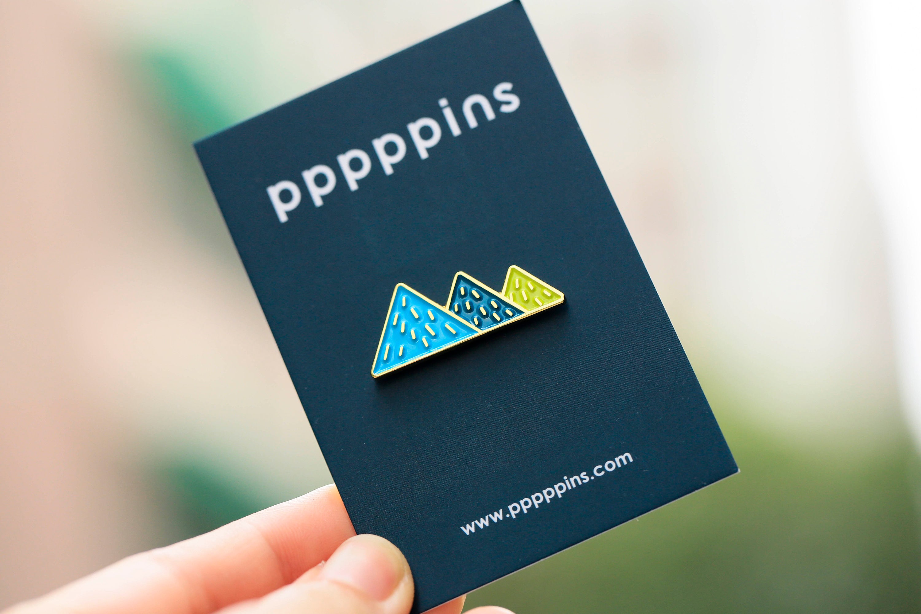 Mountain Enamel Pin - Etsy