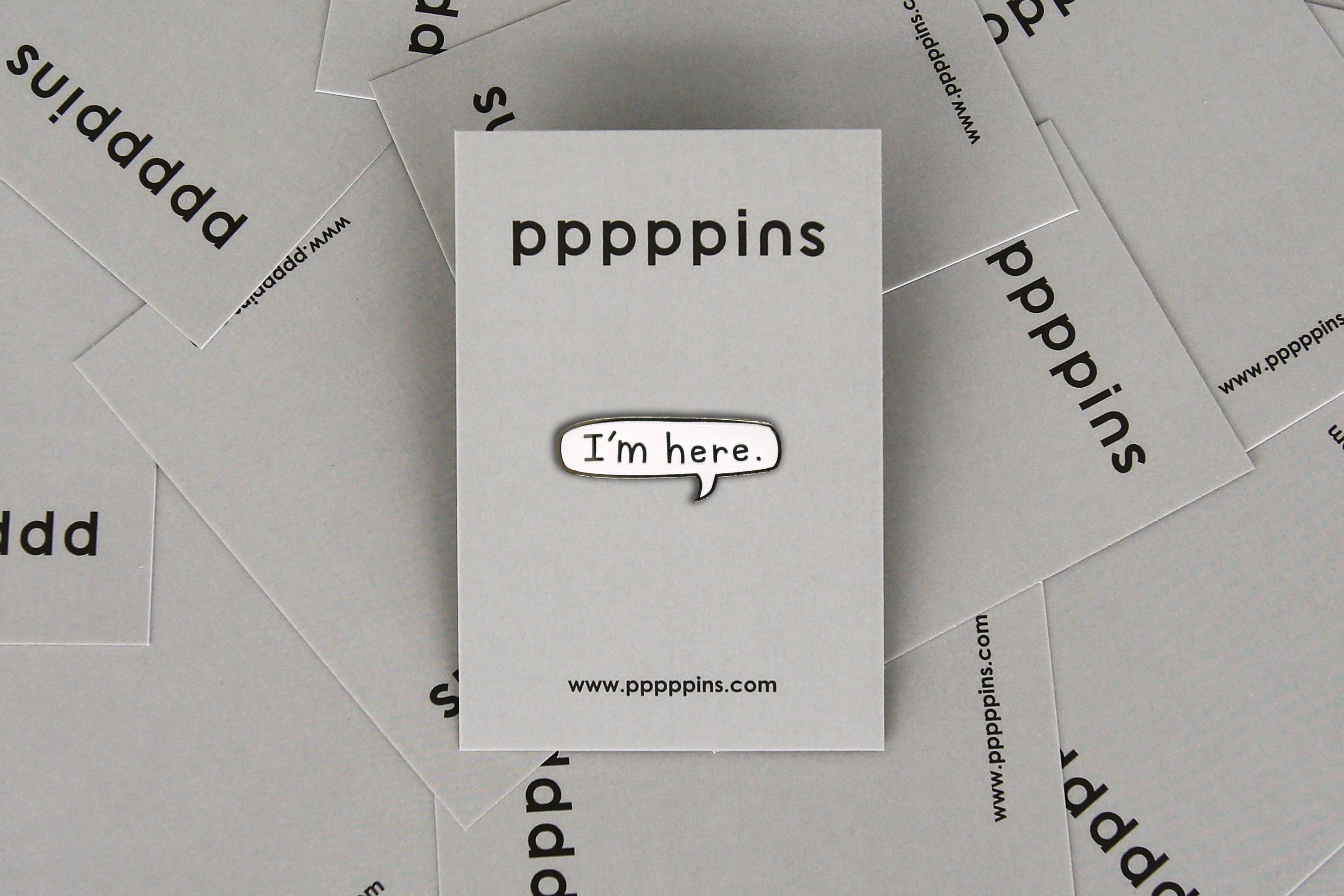 I'm Here Enamel Pin - Etsy