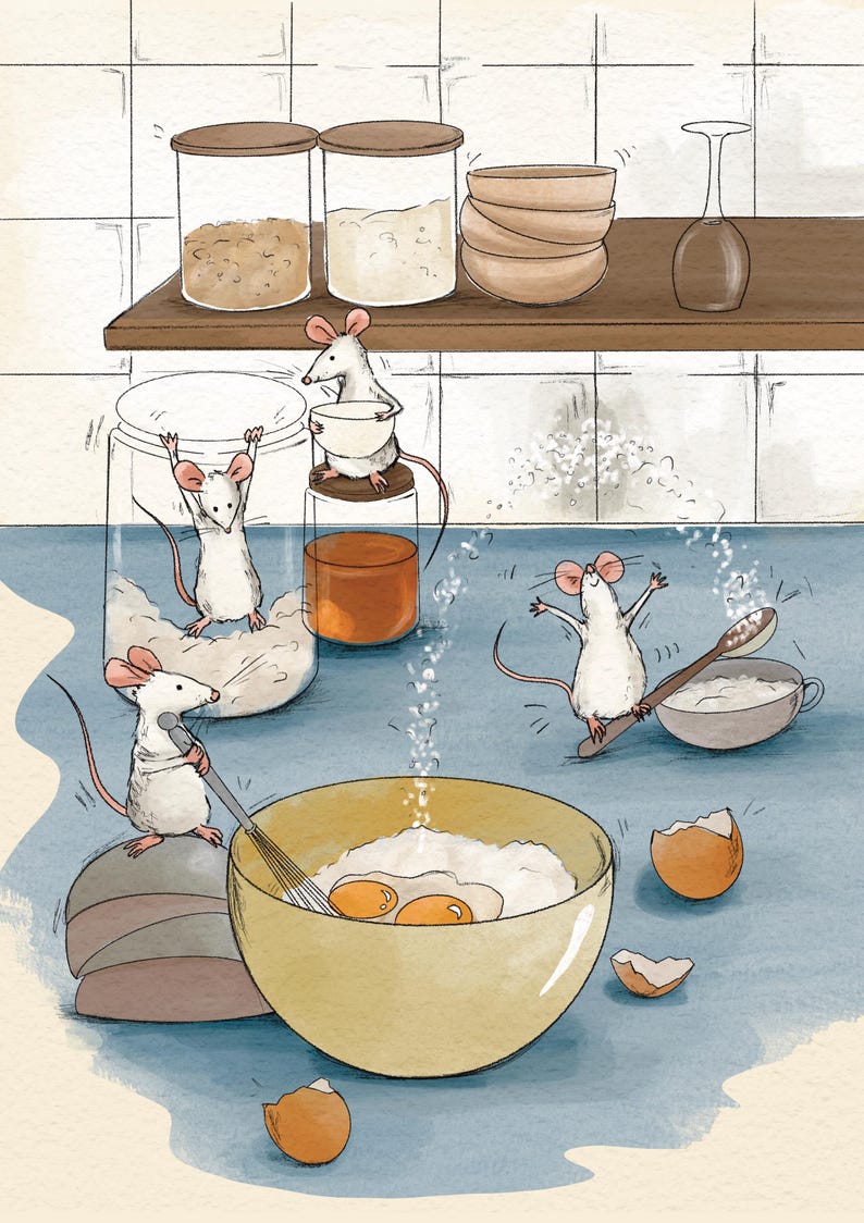 Custom Children's Book Illustration: Personalized Story Art (digital ...