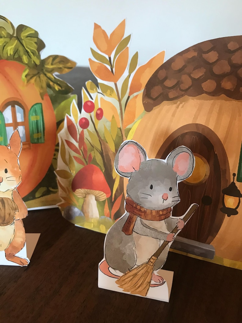 Printable Fall Activities Preschool Autumn Craft, Woodland Animals Play ...