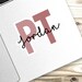 Personalized PT Sticker for Physical Therapist Gift - Etsy