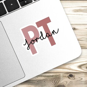 Personalized PT Sticker for Physical Therapist Gift - Etsy